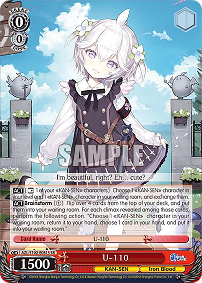 U-110 (SR) - Azur Lane - Weiss Schwarz - TCGplayer.com