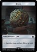 Alien Rhino // Clue (0021) Double-Sided Token - Universes Beyond: Doctor Who - Magic: The ...