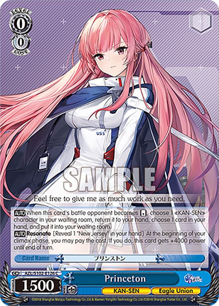 Princeton - Azur Lane - Weiss Schwarz - TCGplayer.com