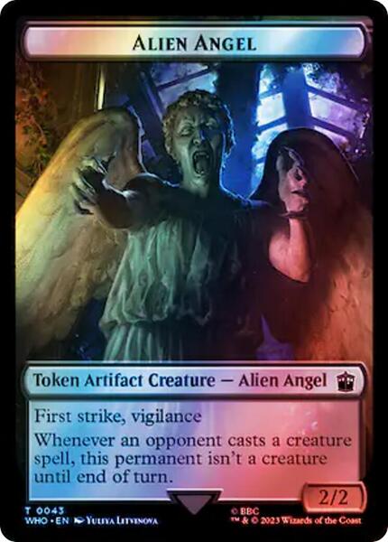 Alien Angel // Food (0058) Double-Sided Token (Surge Foil) - Universes ...