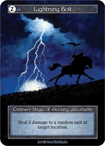 Lightning Bolt (Foil) - Alpha - Sorcery: Contested Realm - TCGplayer.com