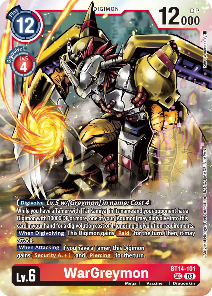 WarGreymon - Blast Ace - Digimon Card Game - TCGplayer.com
