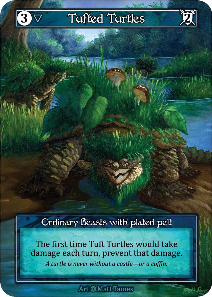 Tufted Turtles (Foil) - Alpha - Sorcery: Contested Realm