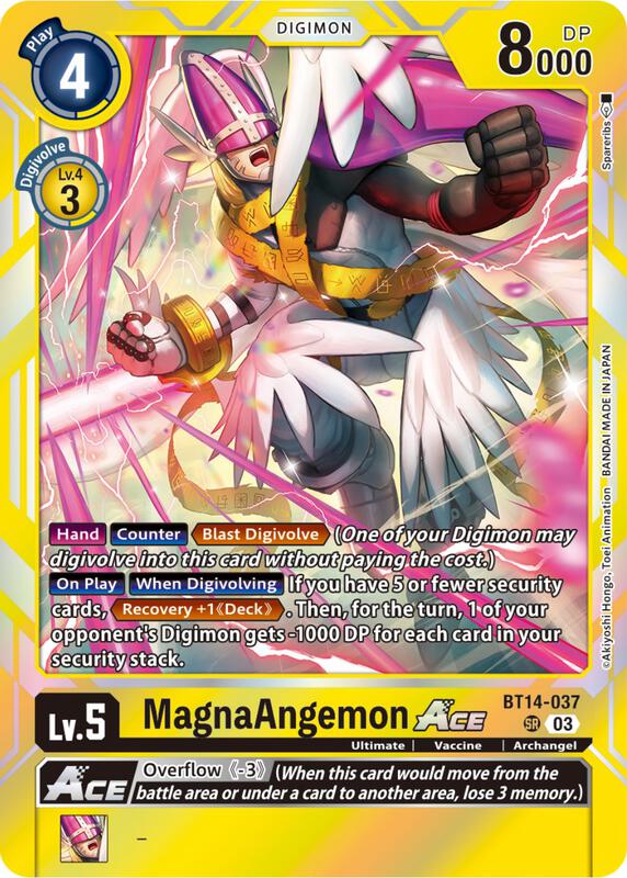 MagnaAngemon ACE - Blast Ace - Digimon Card Game - TCGplayer.com