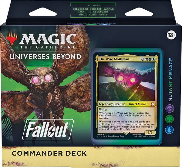 Universes Beyond: Fallout - Mutant Menace Commander Deck - Universes ...