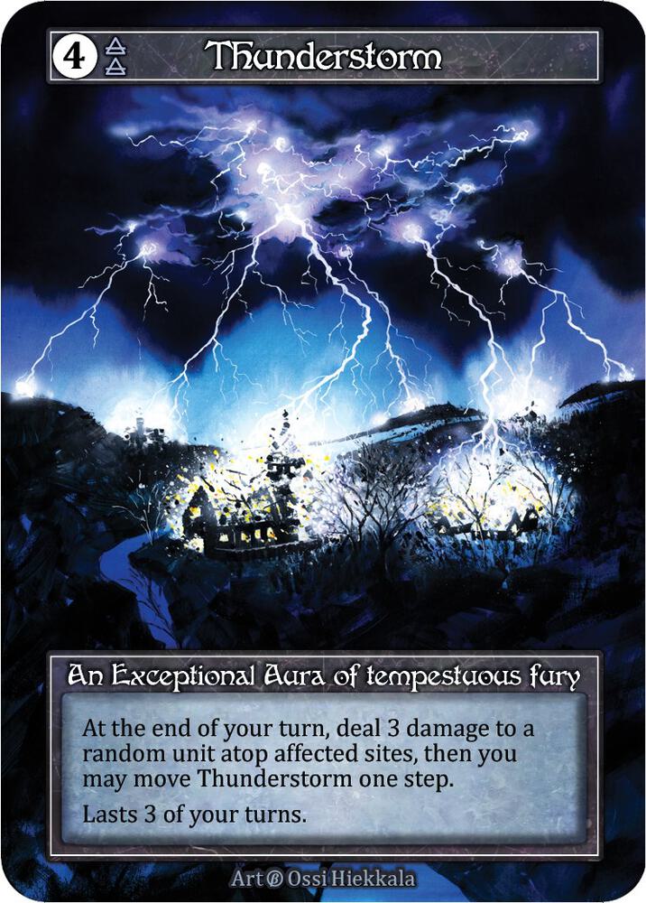 Thunderstorm (Foil) - Beta - Sorcery: Contested Realm - TCGplayer.com