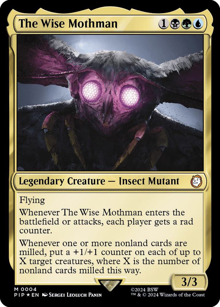 The Wise Mothman - Universes Beyond: Fallout - Magic: The Gathering ...