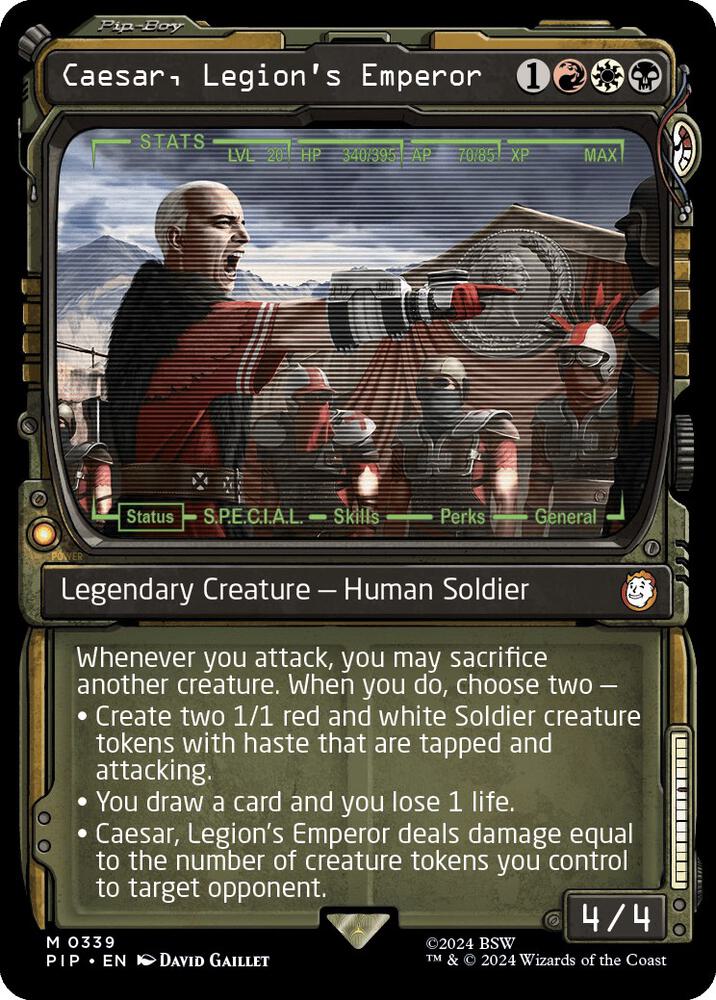 Universes Beyond: Fallout - Hail, Caesar Commander Deck - Universes ...