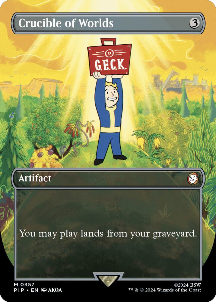 Crucible of Worlds (Borderless) - Universes Beyond: Fallout - Magic ...