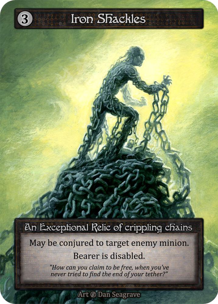 Iron Shackles - Beta - Sorcery: Contested Realm - TCGplayer.com