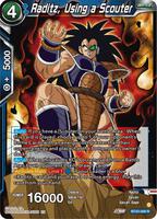 Raditz, Using a Scouter - Perfect Combination - Dragon Ball Super ...
