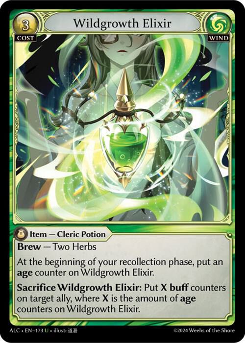 Wildgrowth Elixir - Alchemical Revolution - Grand Archive TCG
