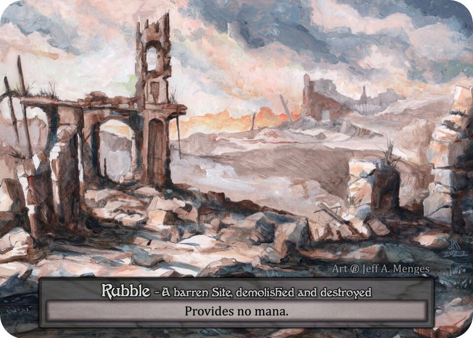 Rubble (Box Topper) - Beta - Sorcery: Contested Realm - TCGplayer.com