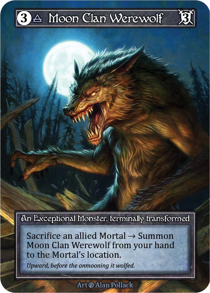 Moon Clan Werewolf (Foil) - Beta - Sorcery: Contested Realm - TCGplayer.com