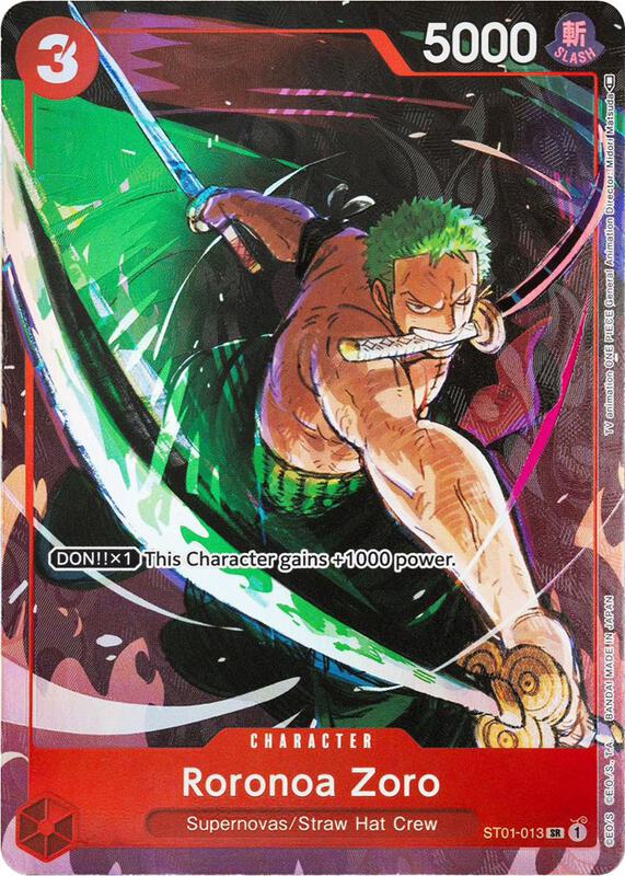 Roronoa Zoro - OP01-001 (Alternate Art) - One Piece Promotion Cards ...