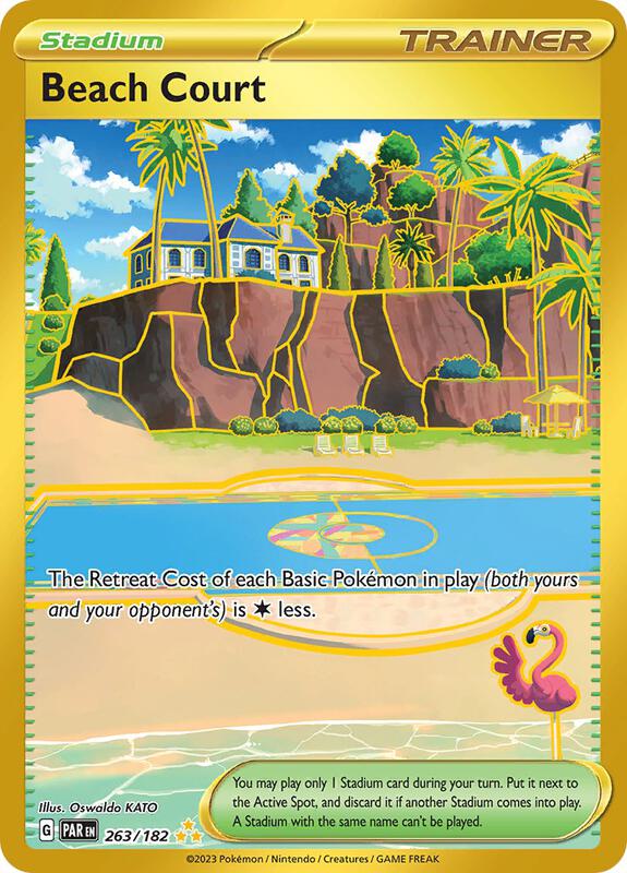 Beach Court - 263/182 - SV04: Paradox Rift - Pokemon - TCGplayer.com