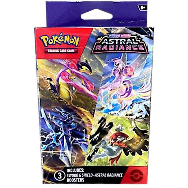 Astral Radiance 3 Pack Hanger Box - SWSH10: Astral Radiance - Pokemon ...