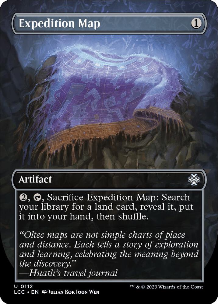 Expedition Map (Borderless) - Commander: The Lost Caverns of Ixalan ...