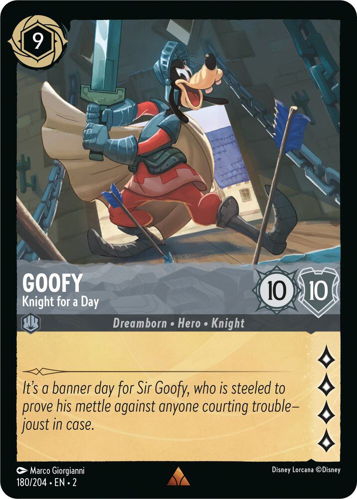 Goofy - Knight for a Day - Rise of the Floodborn - Disney Lorcana ...