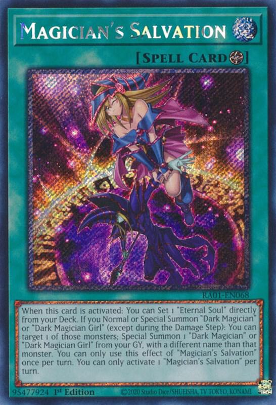 Magician's Salvation (Platinum Secret Rare) - 25th Anniversary Rarity Collection - YuGiOh ...
