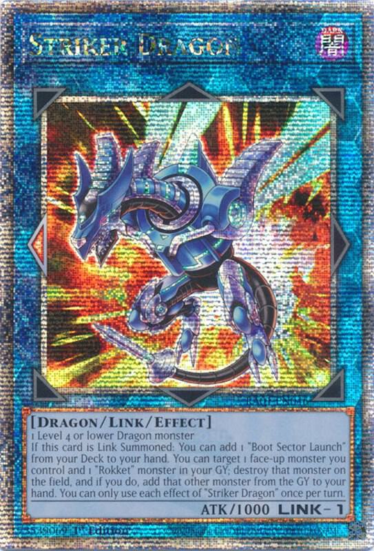 Striker Dragon (Quarter Century Secret Rare) - 25th Anniversary Rarity ...