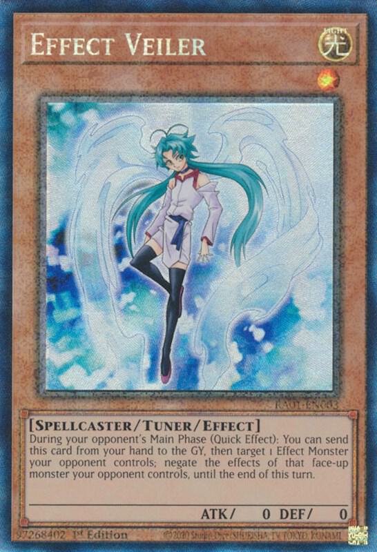 Effect Veiler (PCR) - 25th Anniversary Rarity Collection - YuGiOh ...