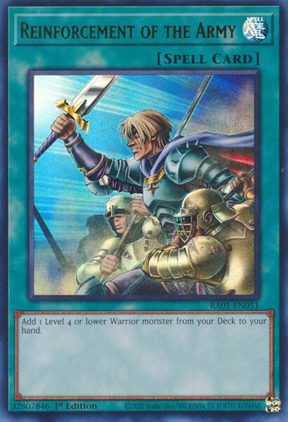 Reinforcement of the Army (UR) - 25th Anniversary Rarity Collection ...