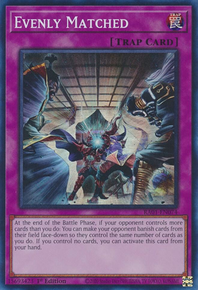 Evenly Matched - 25th Anniversary Rarity Collection - YuGiOh ...