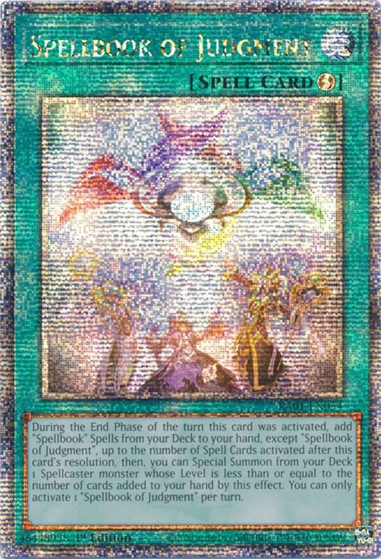 Spellbook of Judgment (Quarter Century Secret Rare) - 25th Anniversary ...