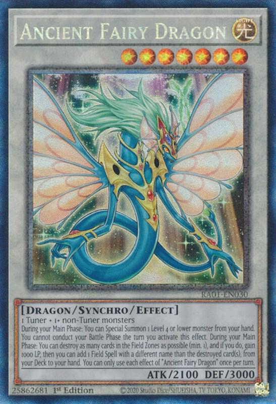 Ancient Fairy Dragon (PCR) - 25th Anniversary Rarity Collection - YuGiOh