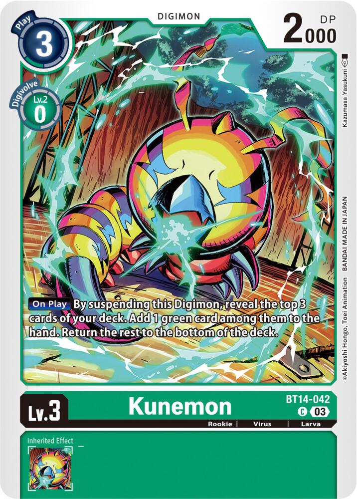 Kunemon - Blast Ace - Digimon Card Game - TCGplayer.com