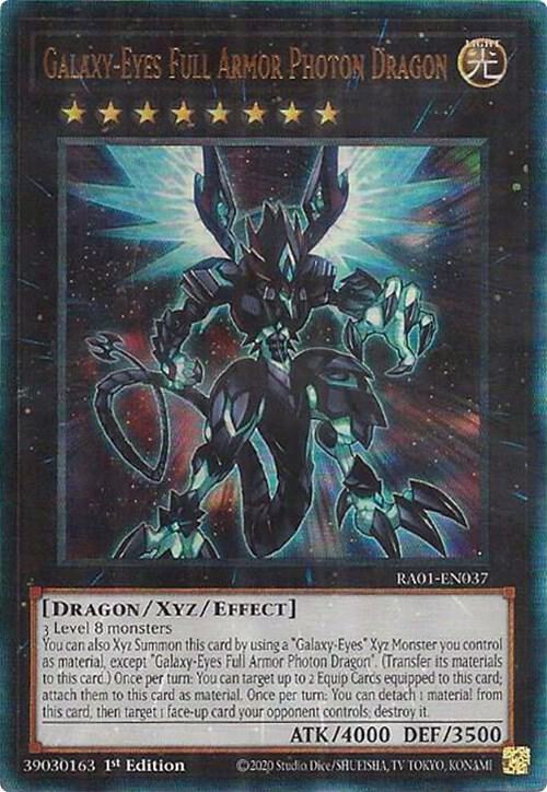 Galaxy-Eyes Full Armor Photon Dragon (PUR) - 25th Anniversary Rarity Collection - YuGiOh ...
