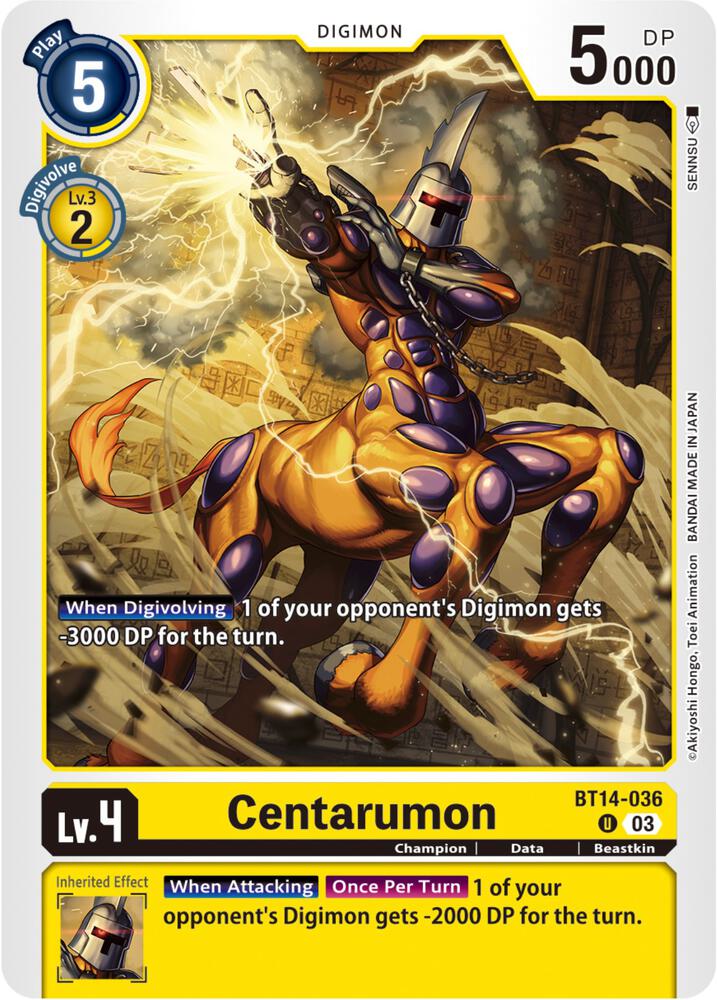 Centarumon - Blast Ace - Digimon Card Game - TCGplayer.com