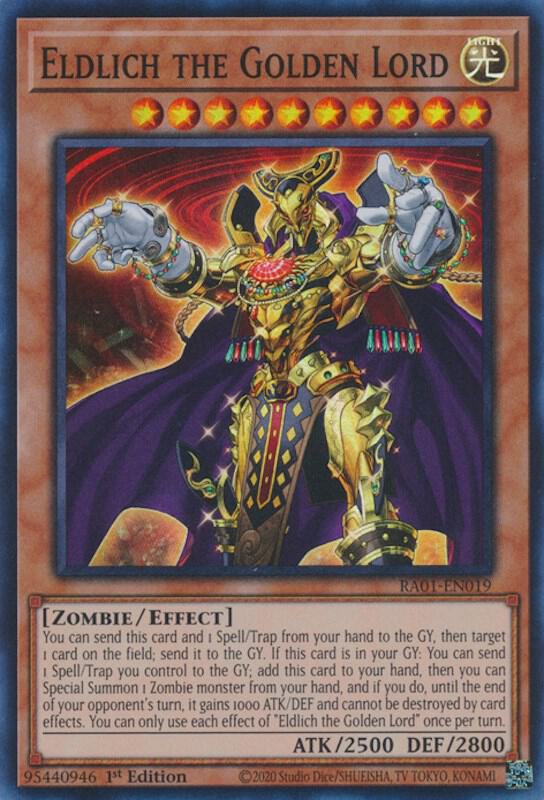 Eldlich the Golden Lord (Alternate Art) - 25th Anniversary Rarity Collection - YuGiOh ...