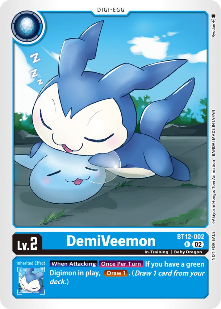DemiVeemon (NYCC 2023 Demo Deck) - Across Time - Digimon Card Game