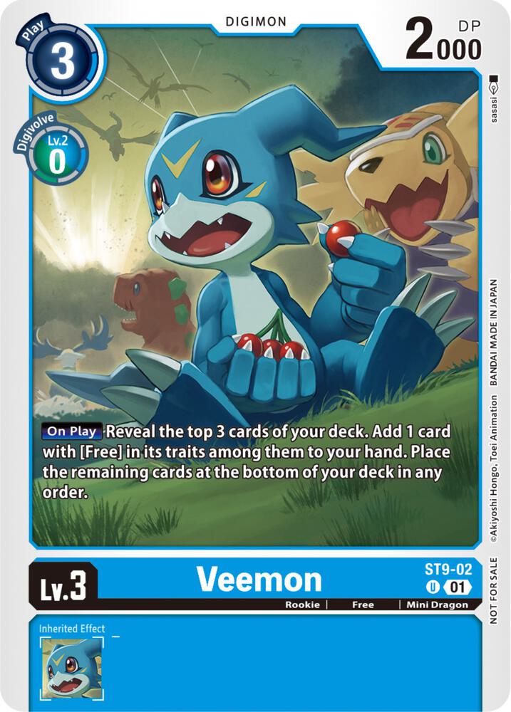Veemon (ST9-02) (NYCC 2023 Demo Deck) - Digimon Demo Deck Exclusive ...