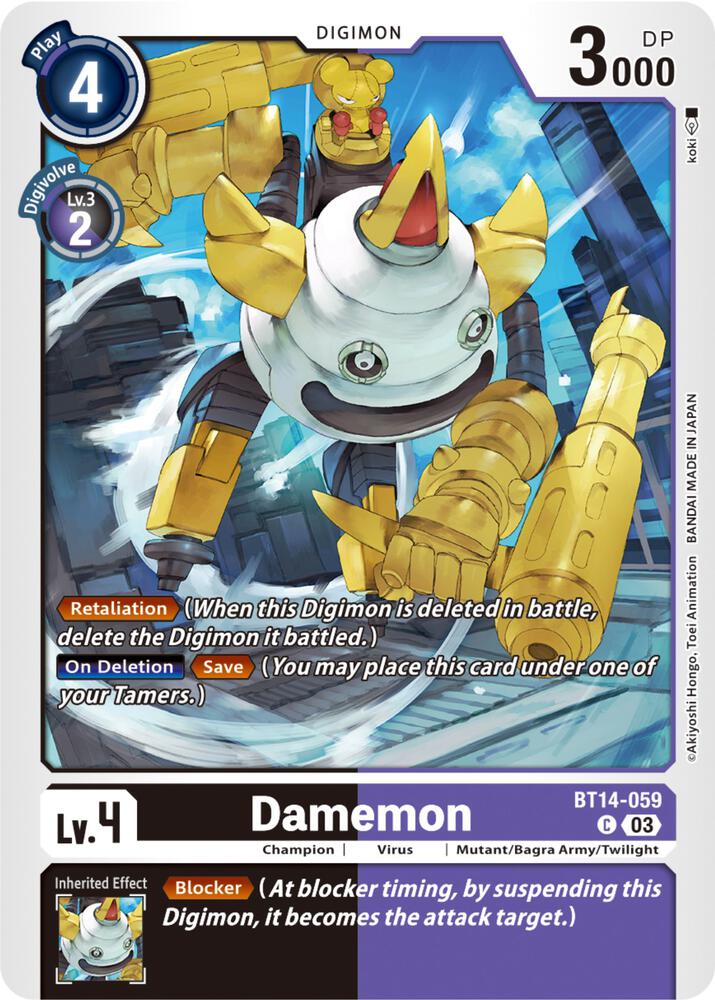Damemon - Blast Ace - Digimon Card Game - TCGplayer.com