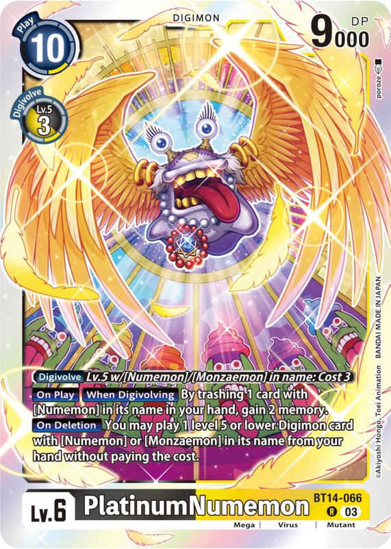 PlatinumNumemon - Blast Ace - Digimon Card Game - TCGplayer.com