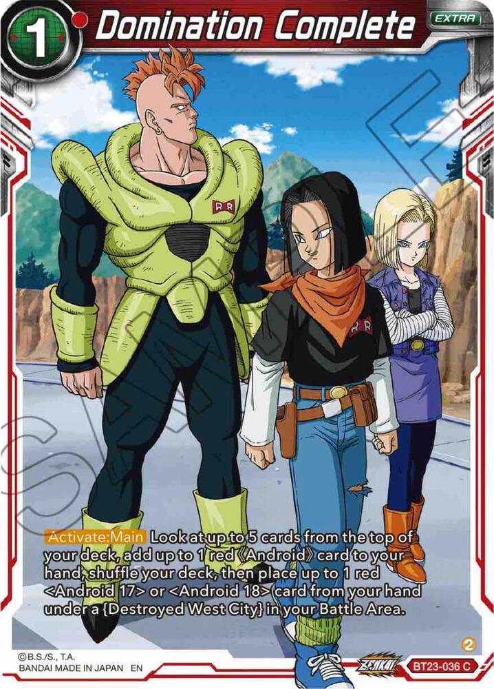 Domination Complete - Perfect Combination - Dragon Ball Super: Masters