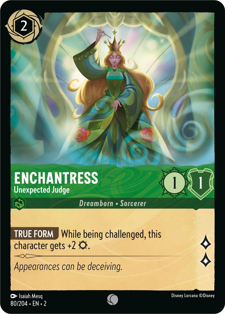 Enchantress - Unexpected Judge - Rise of the Floodborn - Disney Lorcana ...