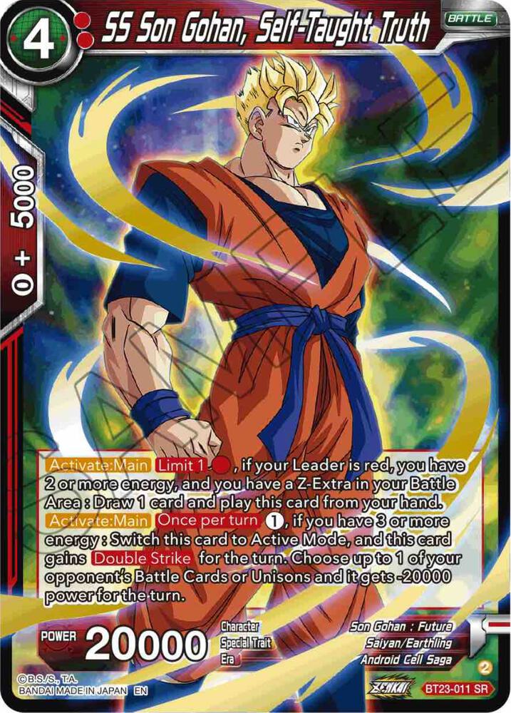 SS Son Gohan, Self-Taught Truth - Perfect Combination - Dragon Ball Super: Masters