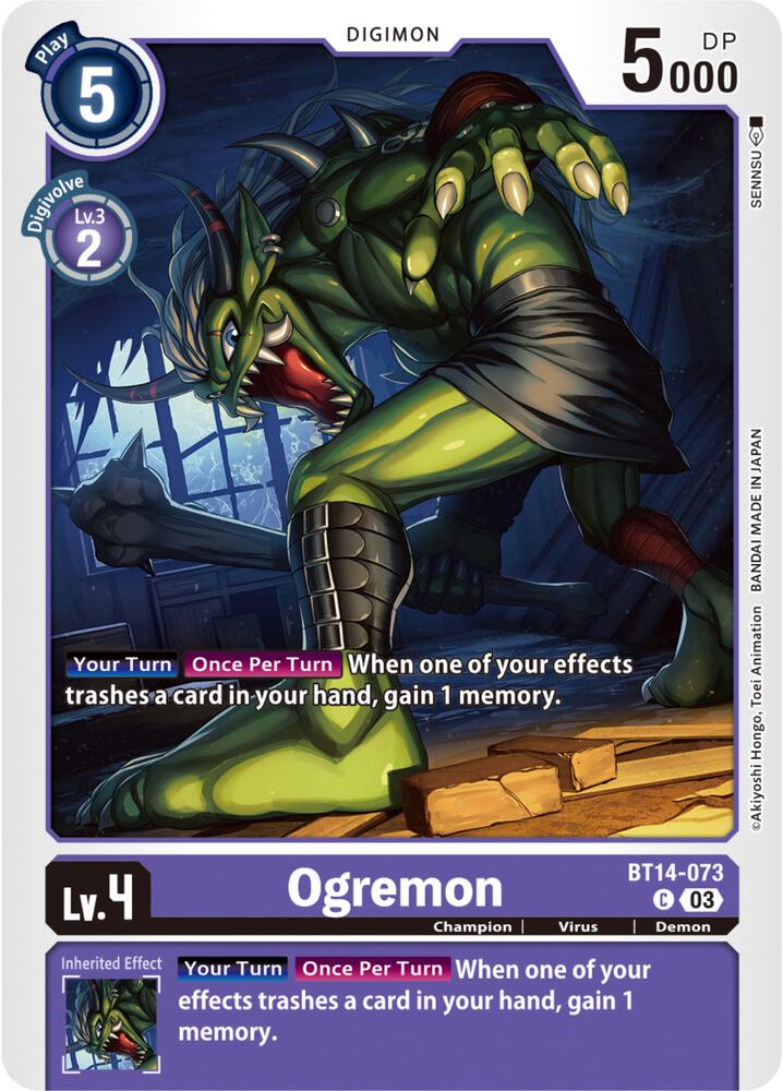 Ogremon - Blast Ace - Digimon Card Game - TCGplayer.com