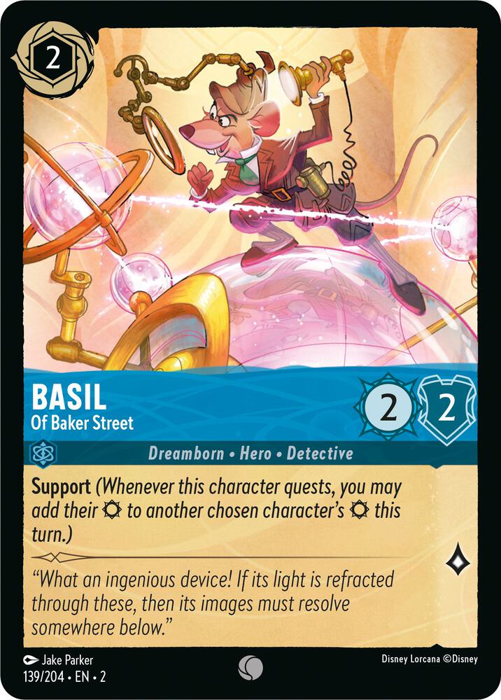 Basil - Perceptive Investigator - Rise of the Floodborn - Disney ...
