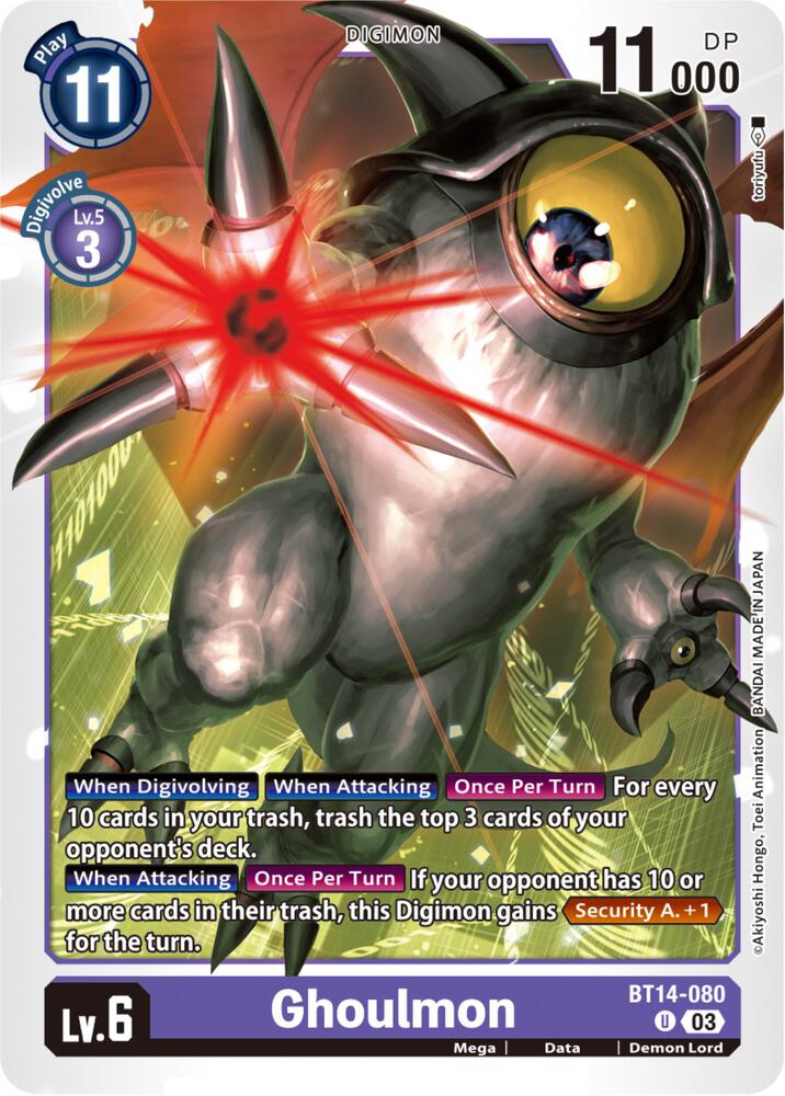 Ghoulmon - Blast Ace - Digimon Card Game