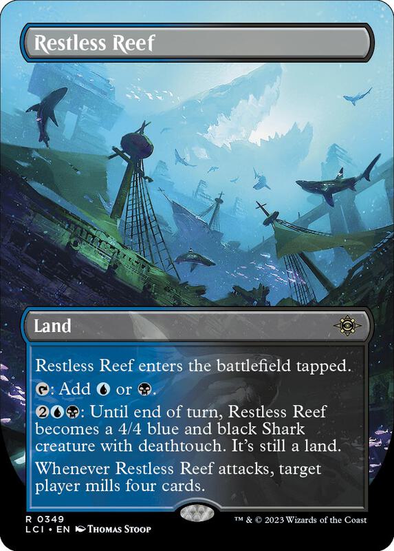 Restless Reef (Borderless) - The Lost Caverns of Ixalan - Magic: The ...