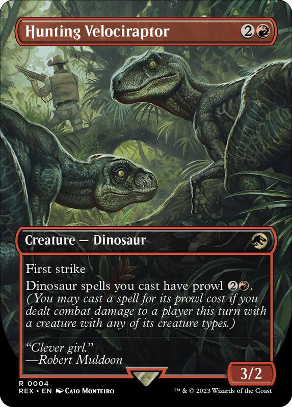Hunting Velociraptor (Borderless) - Universes Beyond: Jurassic World ...