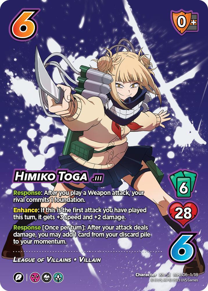 Himiko Toga (XR) - UniVersus: My Hero Academia: Jet Burn - UniVersus ...