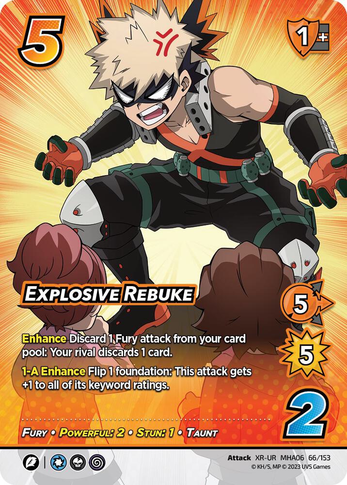 Explosive Rebuke (XR) - UniVersus: My Hero Academia: Jet Burn ...