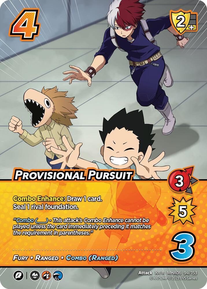 Provisional Pursuit (XR) - UniVersus: My Hero Academia: Jet Burn ...