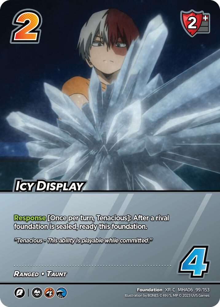 Icy Display (XR) - UniVersus: My Hero Academia: Jet Burn - UniVersus ...